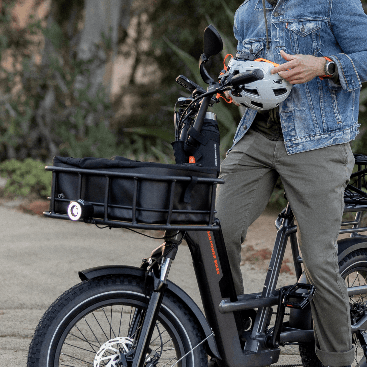 Large Front-Mounted Basket | Rad Power Bikes