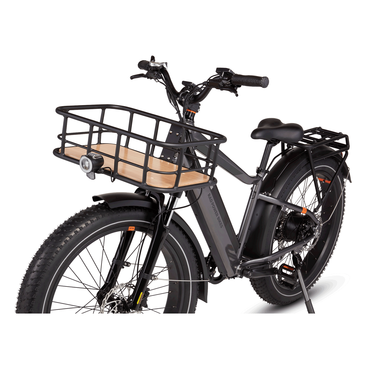 Large Front-Mounted Basket | Rad Power Bikes